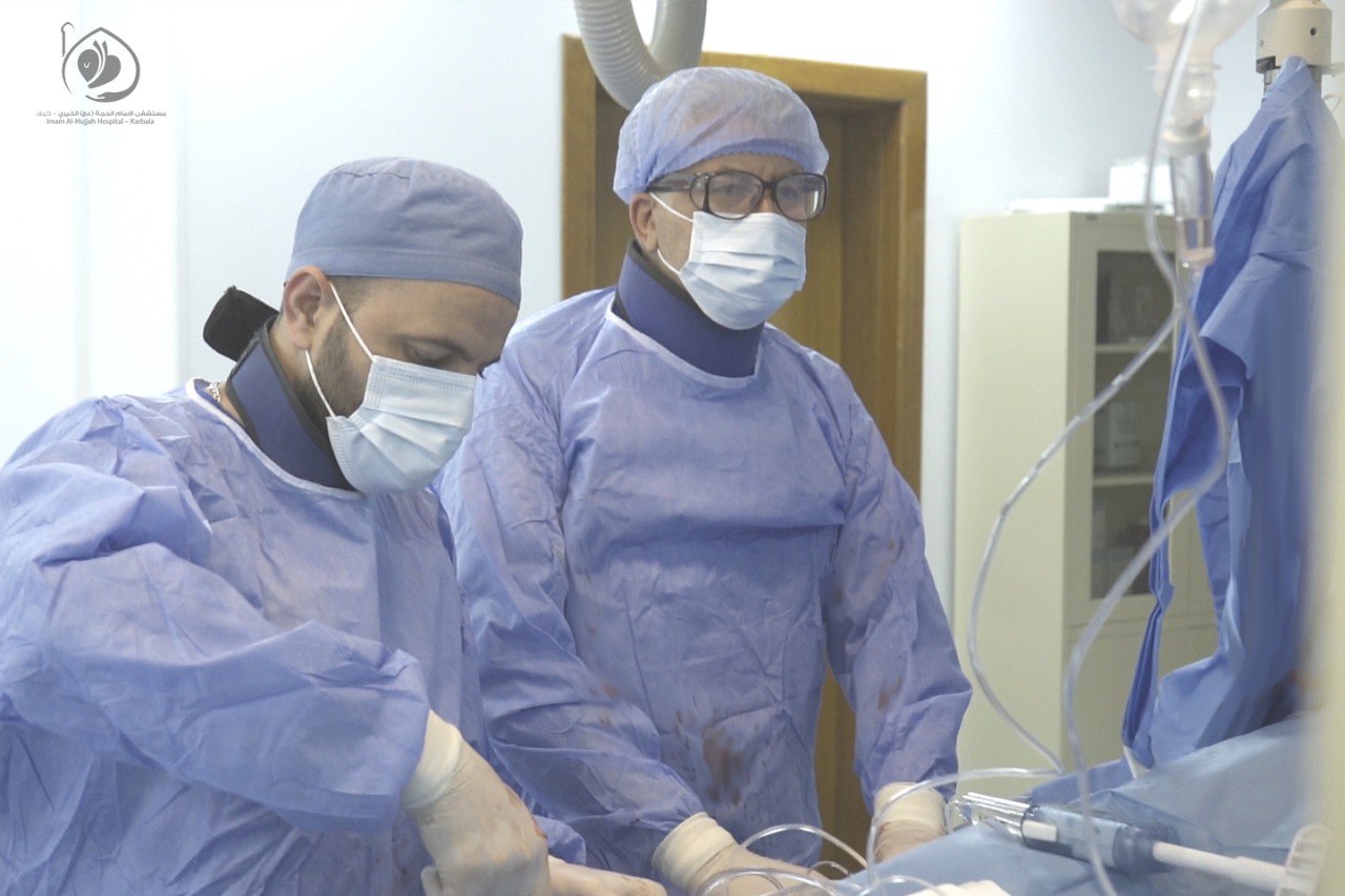 Interventional Cardiologist Mohamad Dbouk (Lebanon) Performs Cardiac Catheterization at Imam Al ...