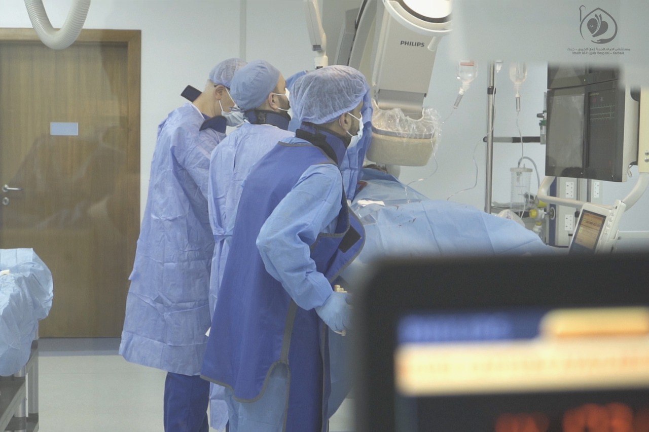 Interventional Cardiologist Mohamad Dbouk (Lebanon) Performs Cardiac Catheterization at Imam Al ...