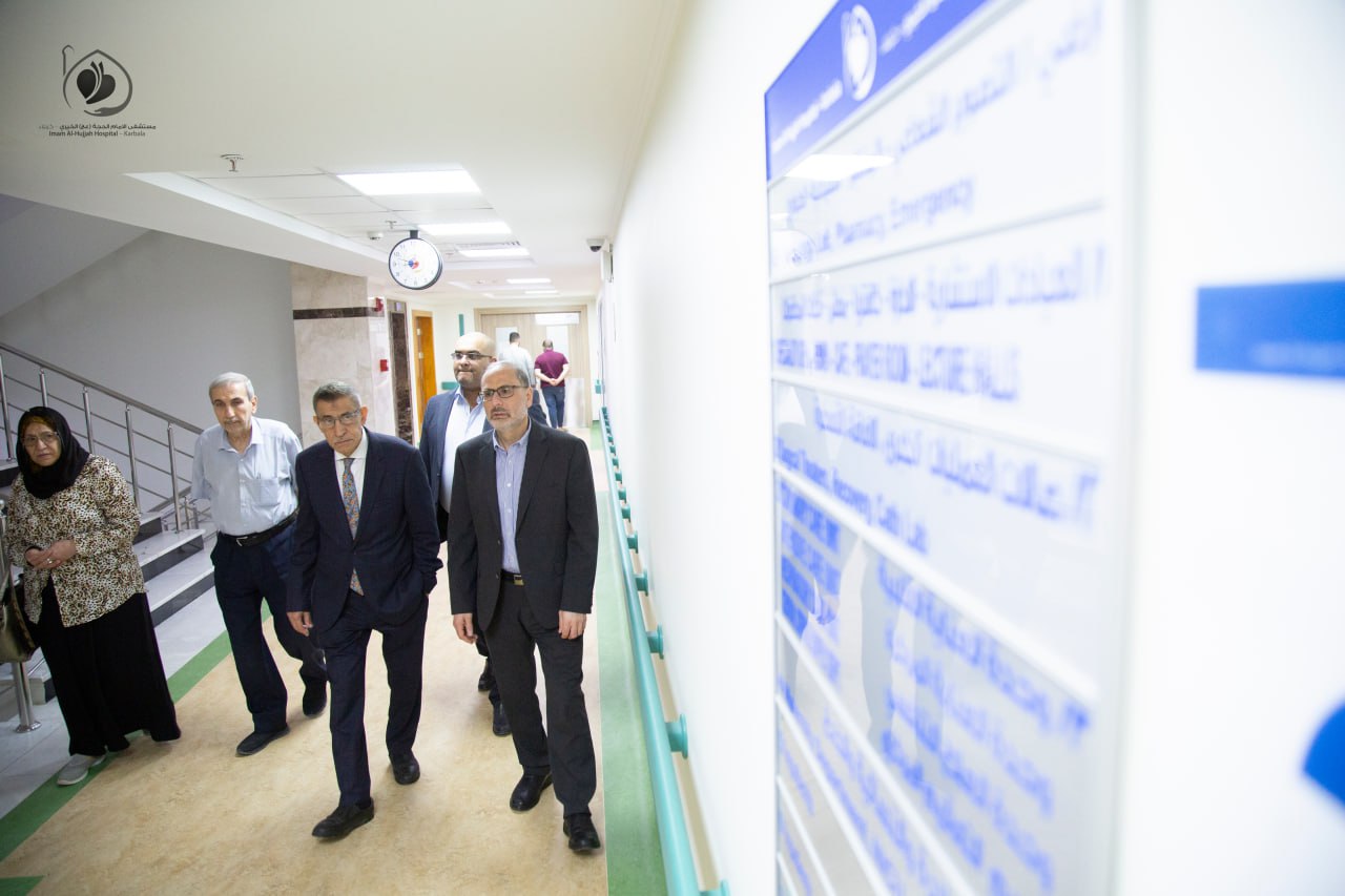 The renowned Iraqi Surgeon, Professor Dr. Thamer Hamdan, Visits Imam Al ...