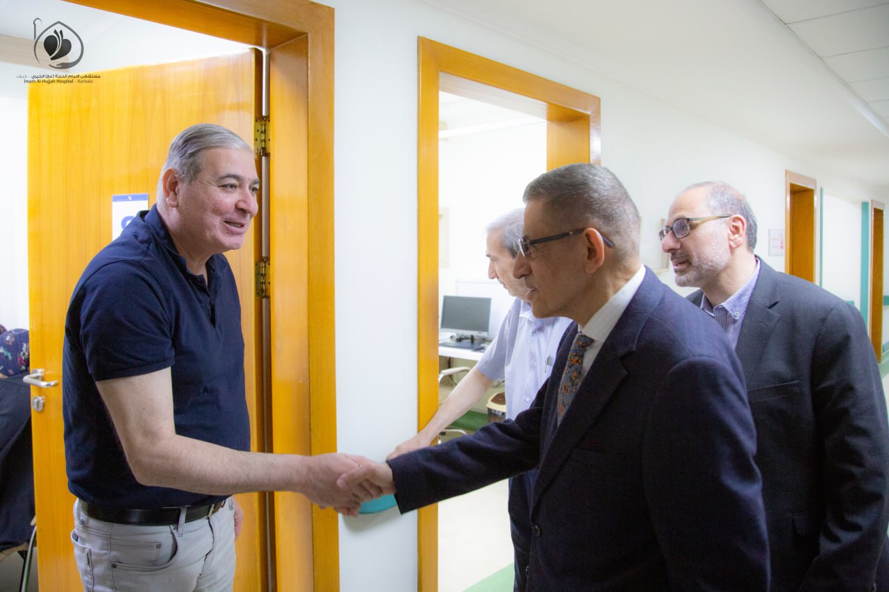 The renowned Iraqi Surgeon, Professor Dr. Thamer Hamdan, Visits Imam Al ...