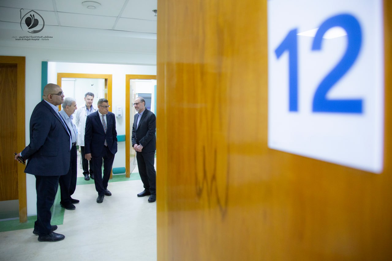 The renowned Iraqi Surgeon, Professor Dr. Thamer Hamdan, Visits Imam Al ...