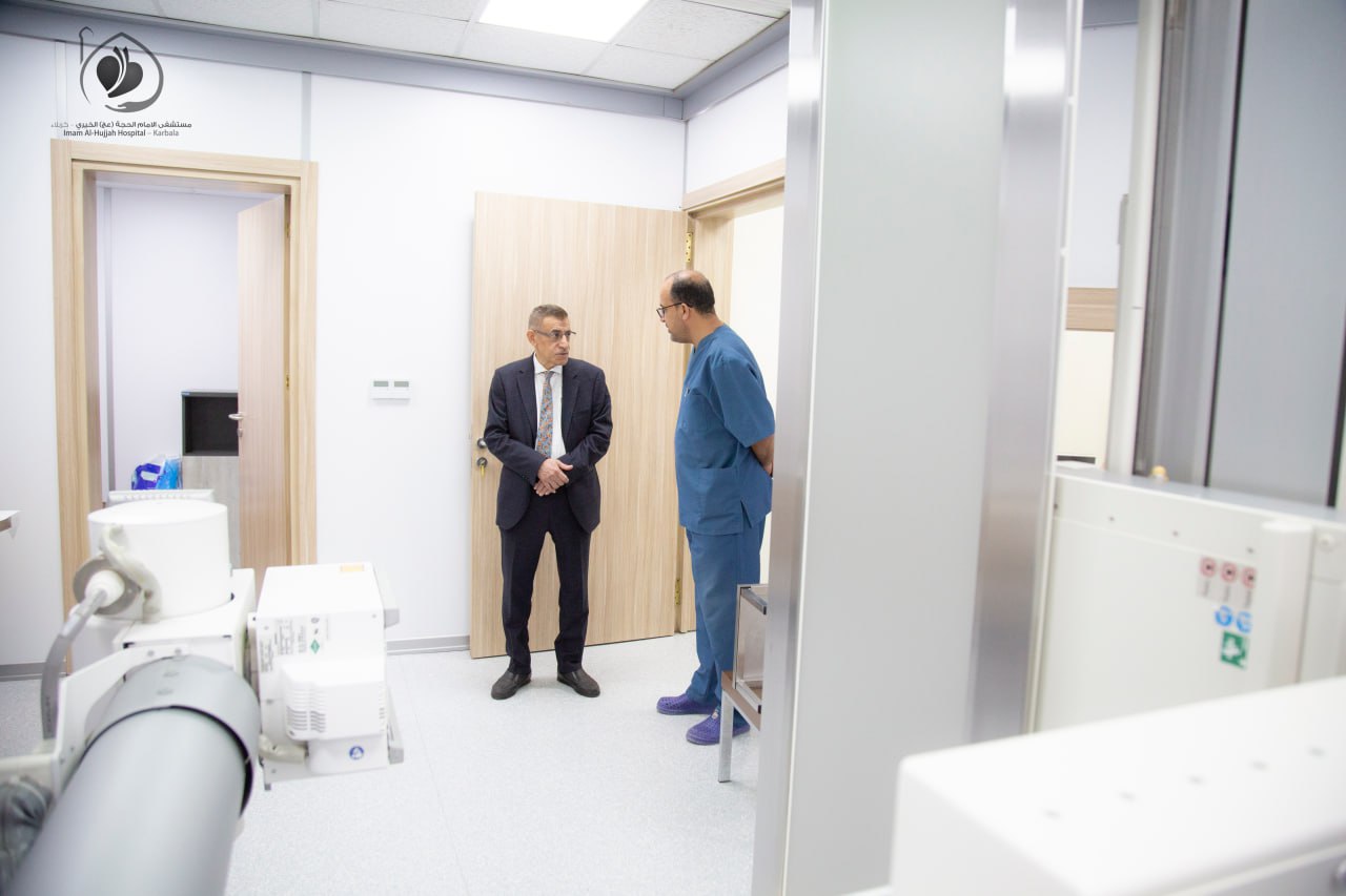 The renowned Iraqi Surgeon, Professor Dr. Thamer Hamdan, Visits Imam Al ...