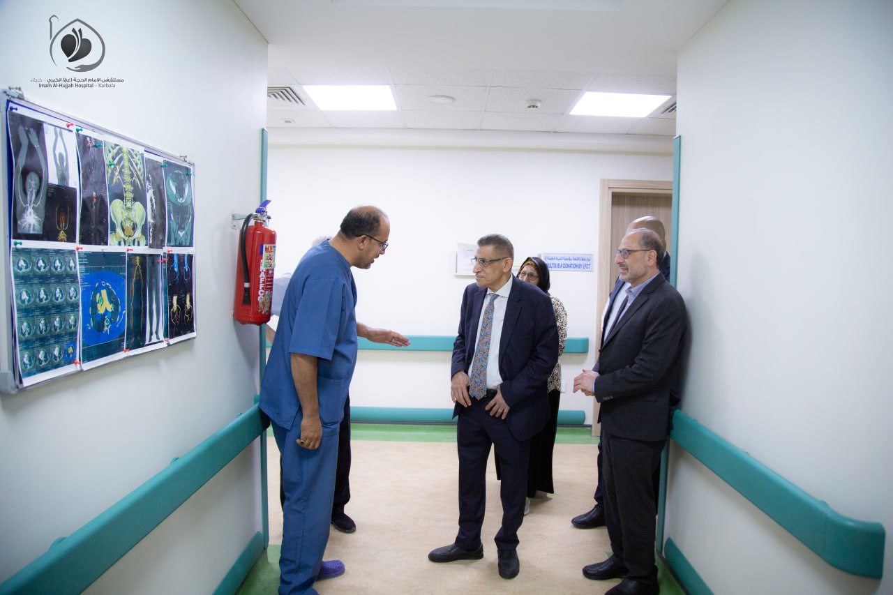 The renowned Iraqi Surgeon, Professor Dr. Thamer Hamdan, Visits Imam Al ...