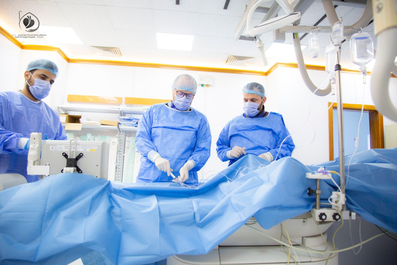 Interventional Cardiologist Hussein Al-Chaabi at the Cath Lab - مستشفى ...