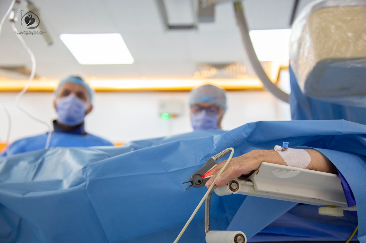 Interventional Cardiologist Hussein Al-Chaabi at the Cath Lab - مستشفى ...