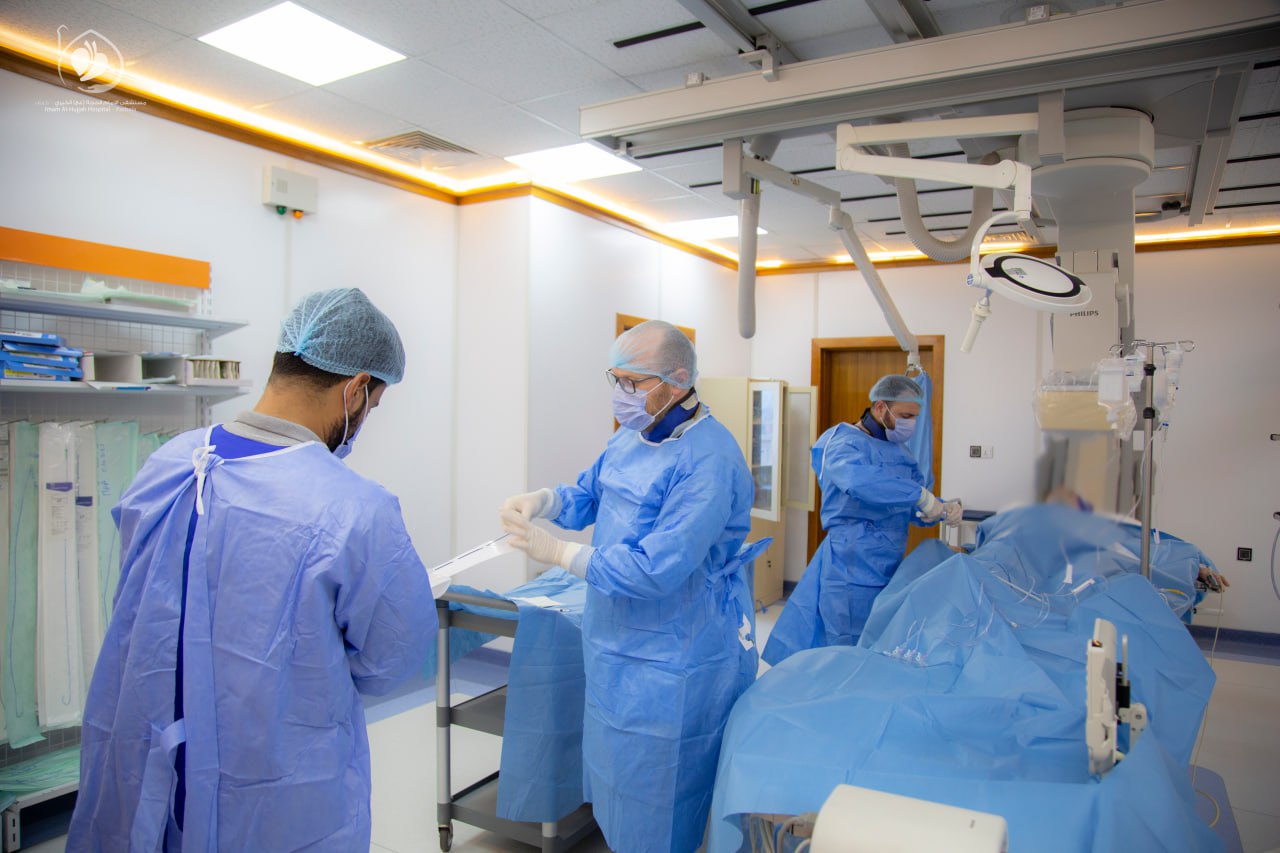 Interventional Cardiologist Hussein Al-Chaabi at the Cath Lab - مستشفى ...